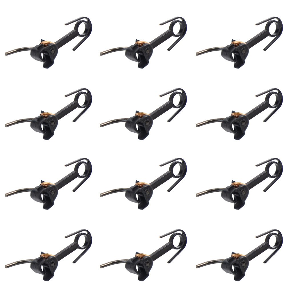 Evemodel HP0787 12pcs Model Trains HO Scale Horn Coupler Hook 20mm E-Z Mate Magnetic Knuckle Couplers for Freight Car Trains Railroad New