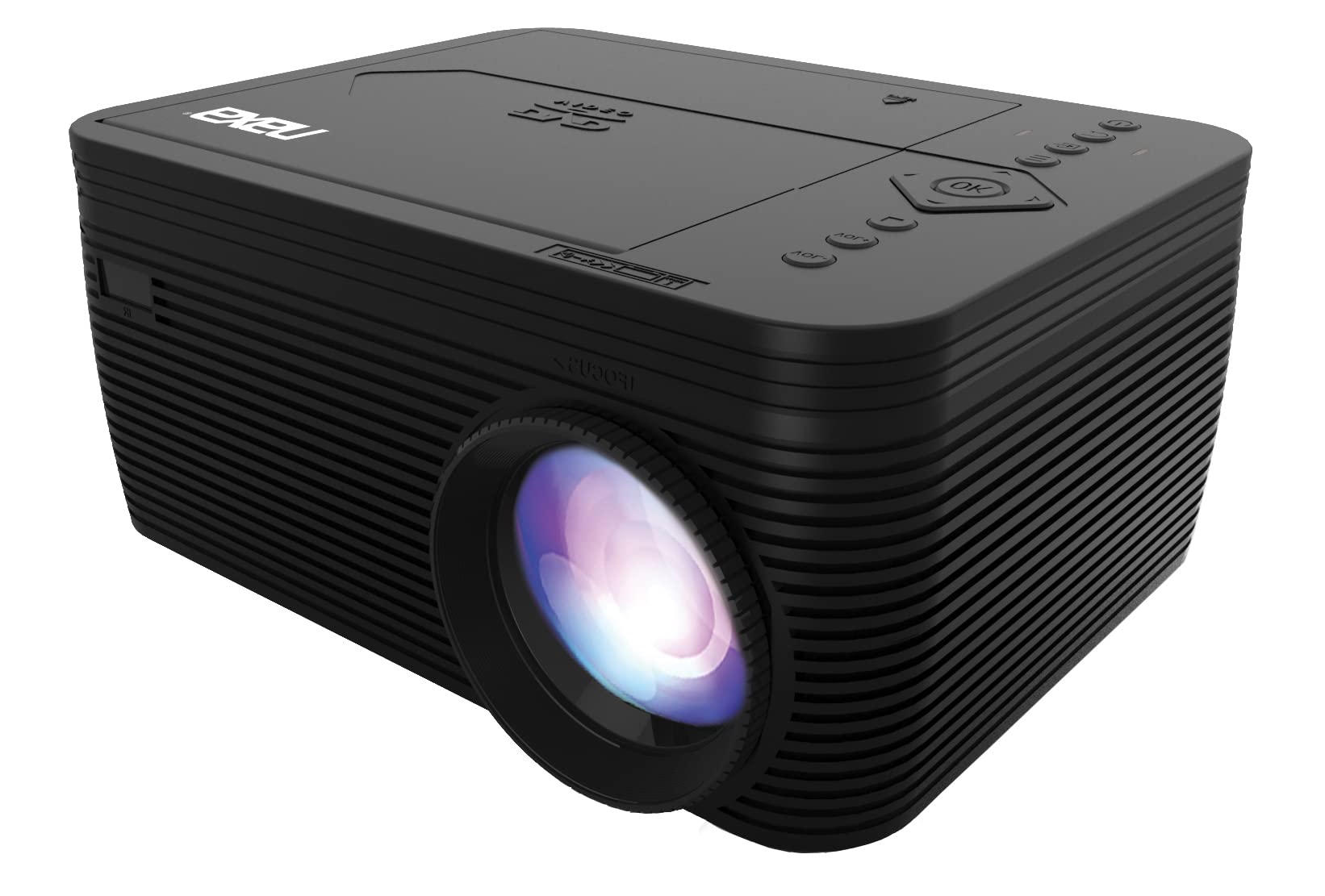 Naxa NVP-2500 150-Inch Home Theater 720p LCD Projector with Built-in DVD Player and Bluetooth