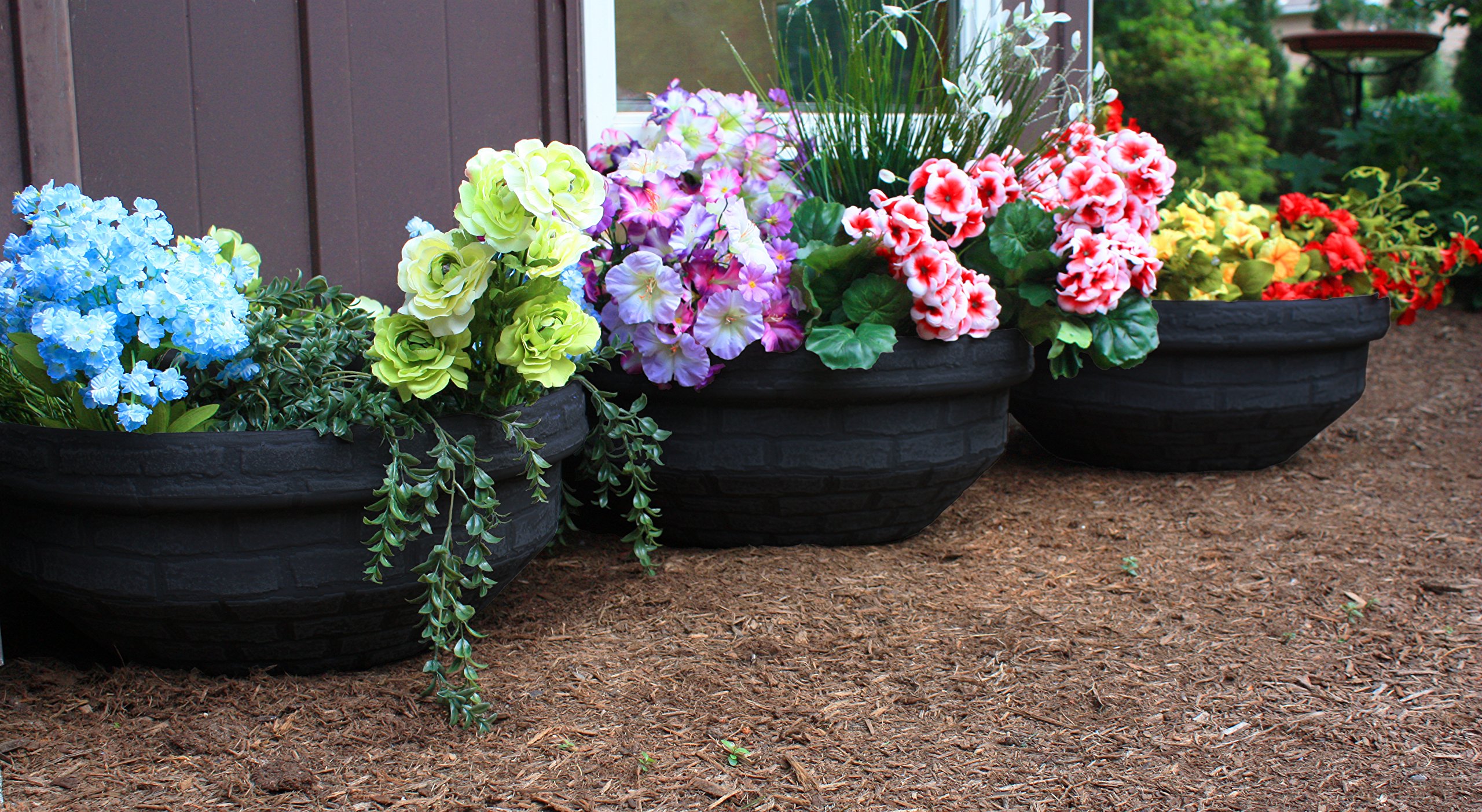 Good Ideas ECG3-Dar English Composting Garden Bin, Dark Granite