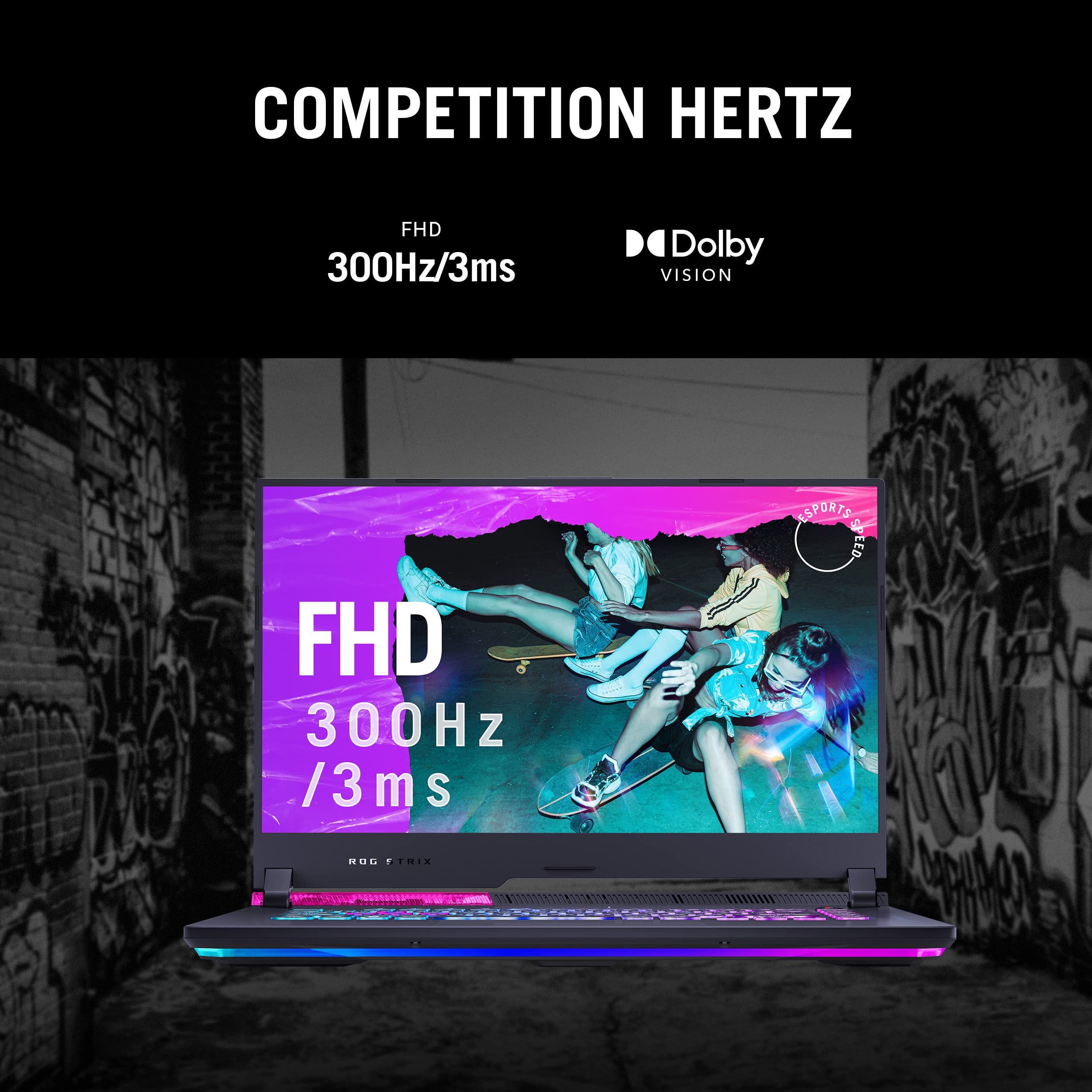 ASUS ROG Strix G15 (2022) Gaming Laptop, 15.6" 300Hz IPS FHD Display, NVIDIA GeForce RTX 3050, AMD Ryzen 7 6800H, 16GB DDR5, 1TB SSD, RGB Keyboard, Windows 11 Home, G513RC-IS74
