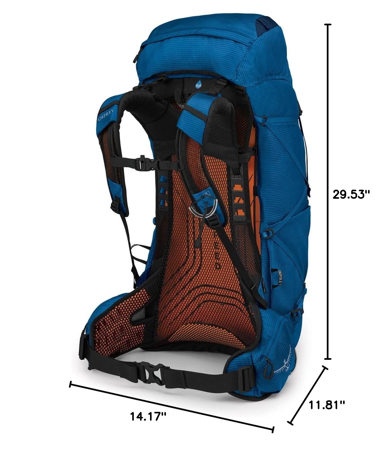 Osprey Exos 48 Men's Ultralight Backpacking Backpack, Tungsten Grey, Small/Medium