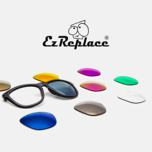 EZReplace Lenses Replacement for Oakley Scalpel OO9095 Sunglasses (Polarized Lenses) - Fits Oakley Scalpel Frame (Ice Blue+Fire Red)