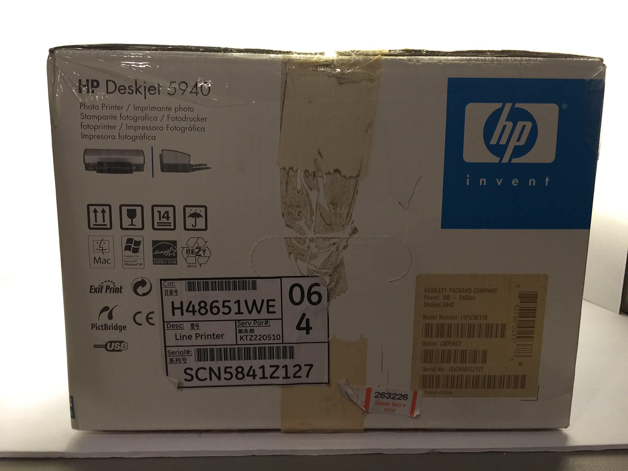 HP Deskjet 5940 Photo Printer (C9017A#B1H)