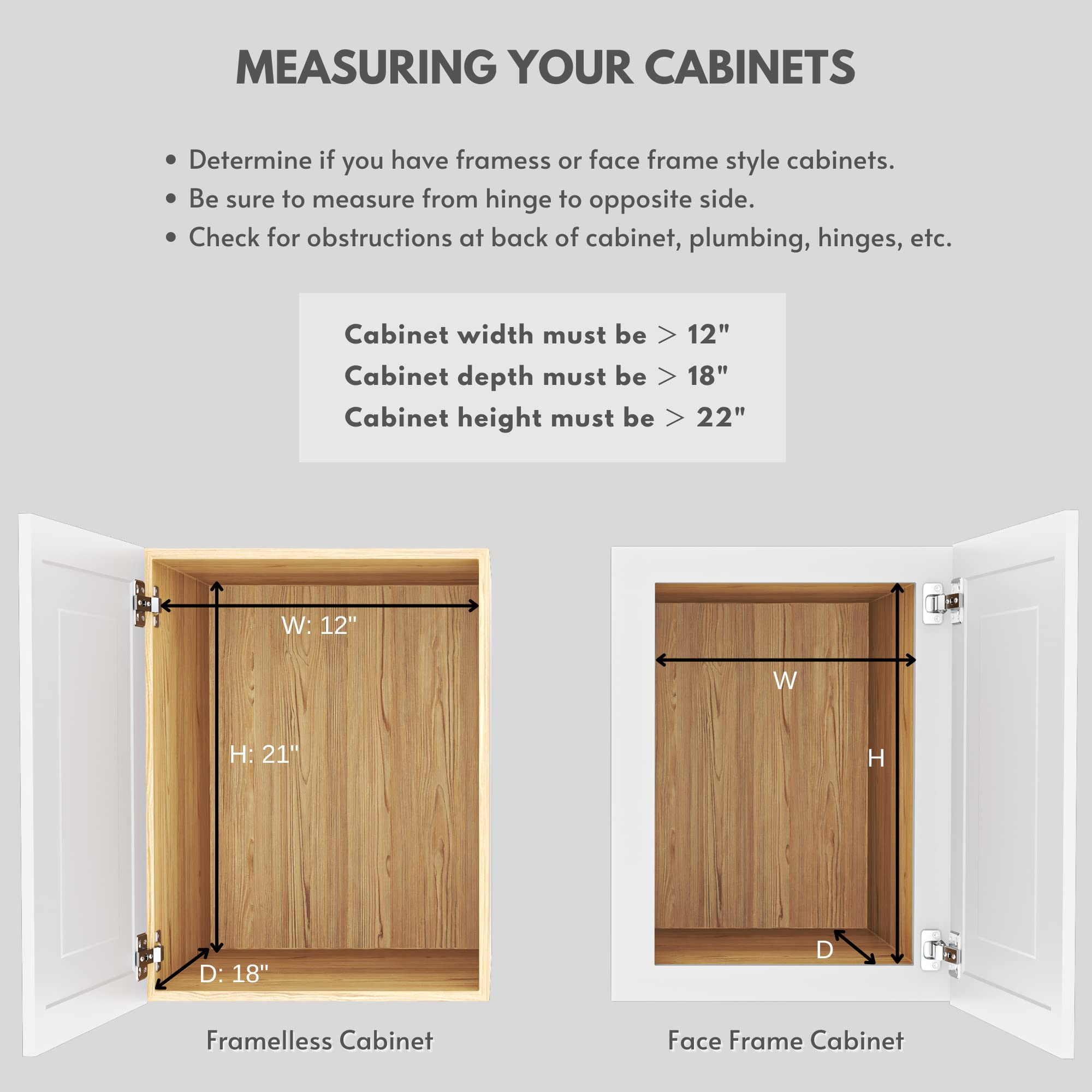 HOSUN Pull Out Under Sink Cabinet Organizer, 2 Tier Slide Wire Shelf Basket- 10.43W x 17.32D x 14.56H - Request at Least 12 inch Cabinet Opening, Perfect For Kitchen/vanity Under Sink Storage
