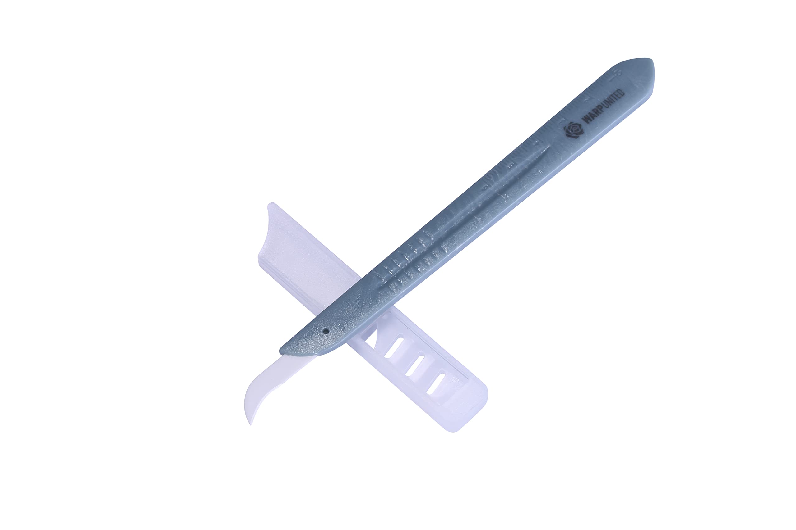 4-Pack Betor MR Safe Ceramic Scalpel #12 Hook Blade with Safety Cap Non-Ferrous