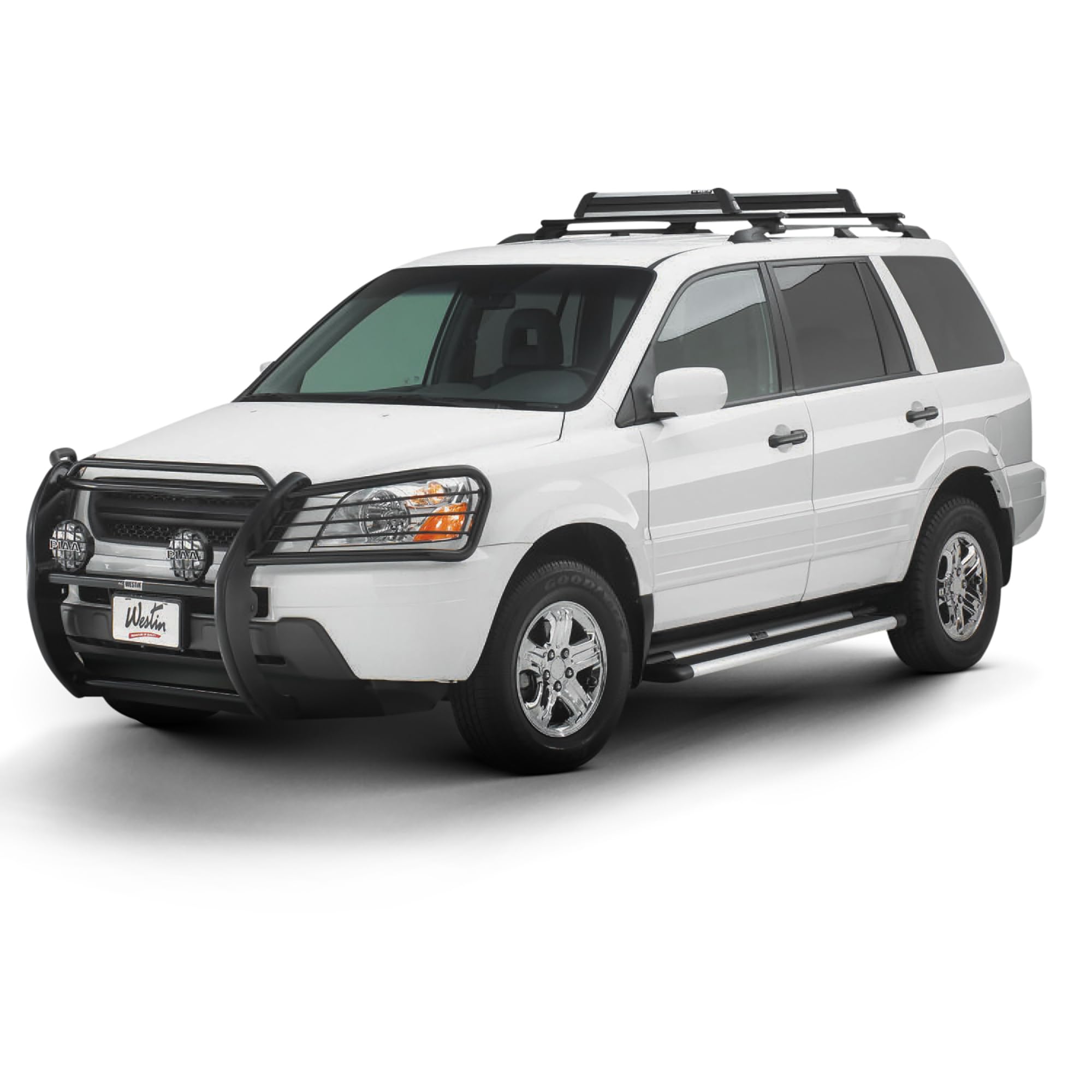 Westin 27-6110 Brushed Aluminum Step Boards for Trucks and SUV's 69"