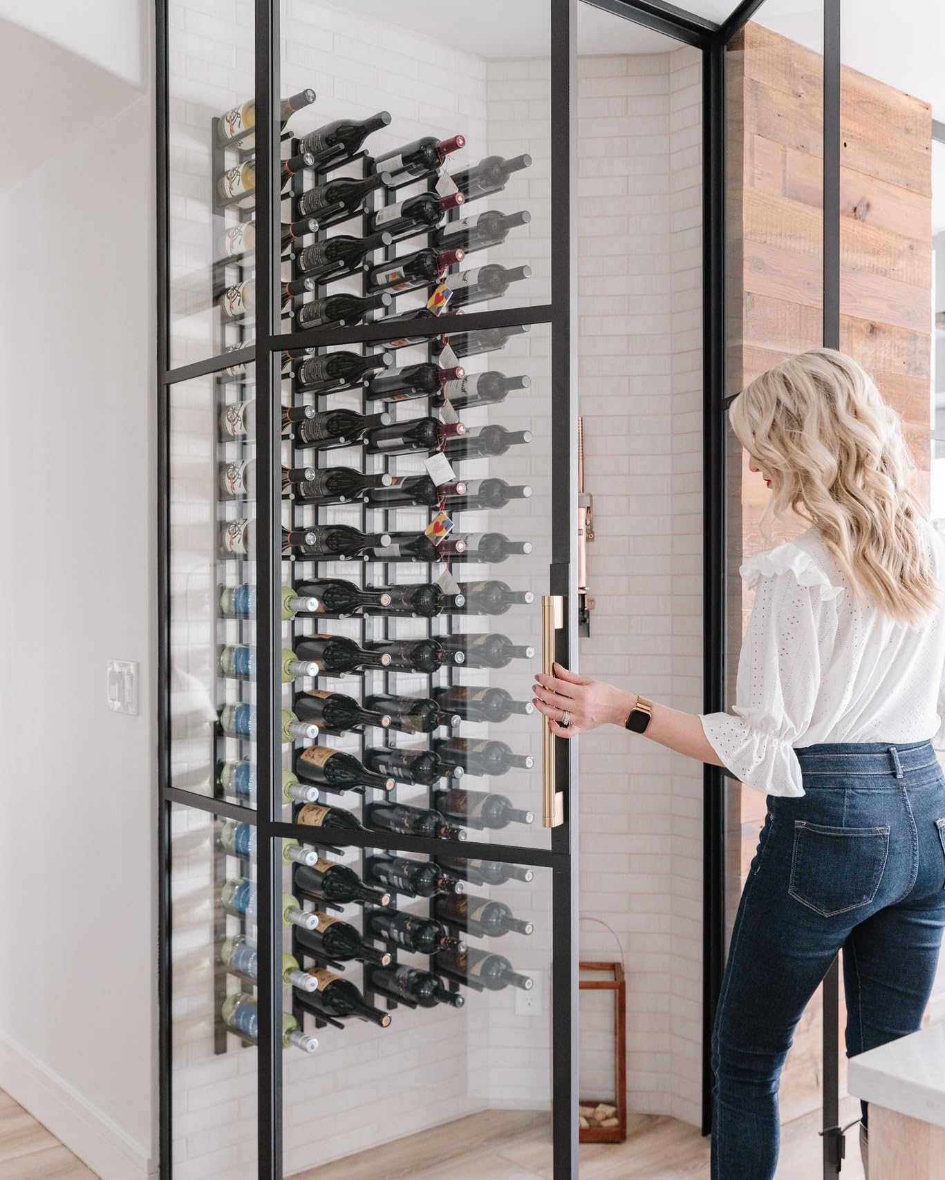 Ultra Wine Racks Cork Out Wall Mounted Wine Racks (4 Foot, Matte Black)