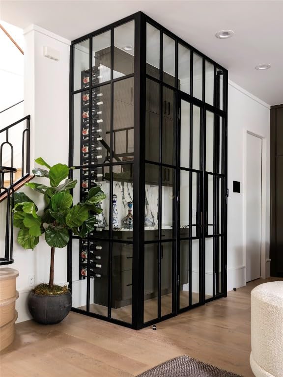 Ultra Wine Racks Cork Out Wall Mounted Wine Racks (4 Foot, Matte Black)