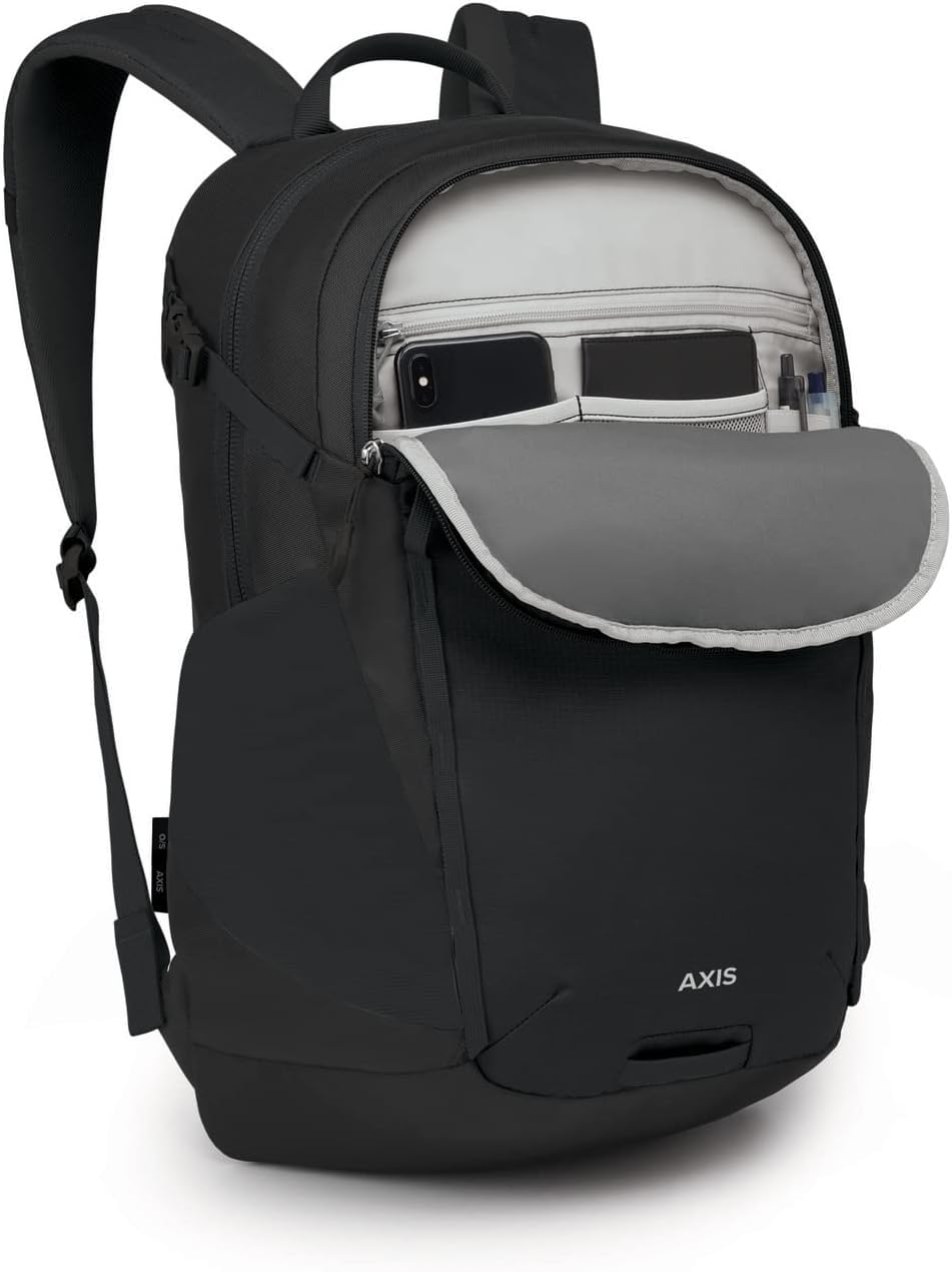 Osprey Axis Laptop Backpack, Tungsten Grey/Muted Space Blue