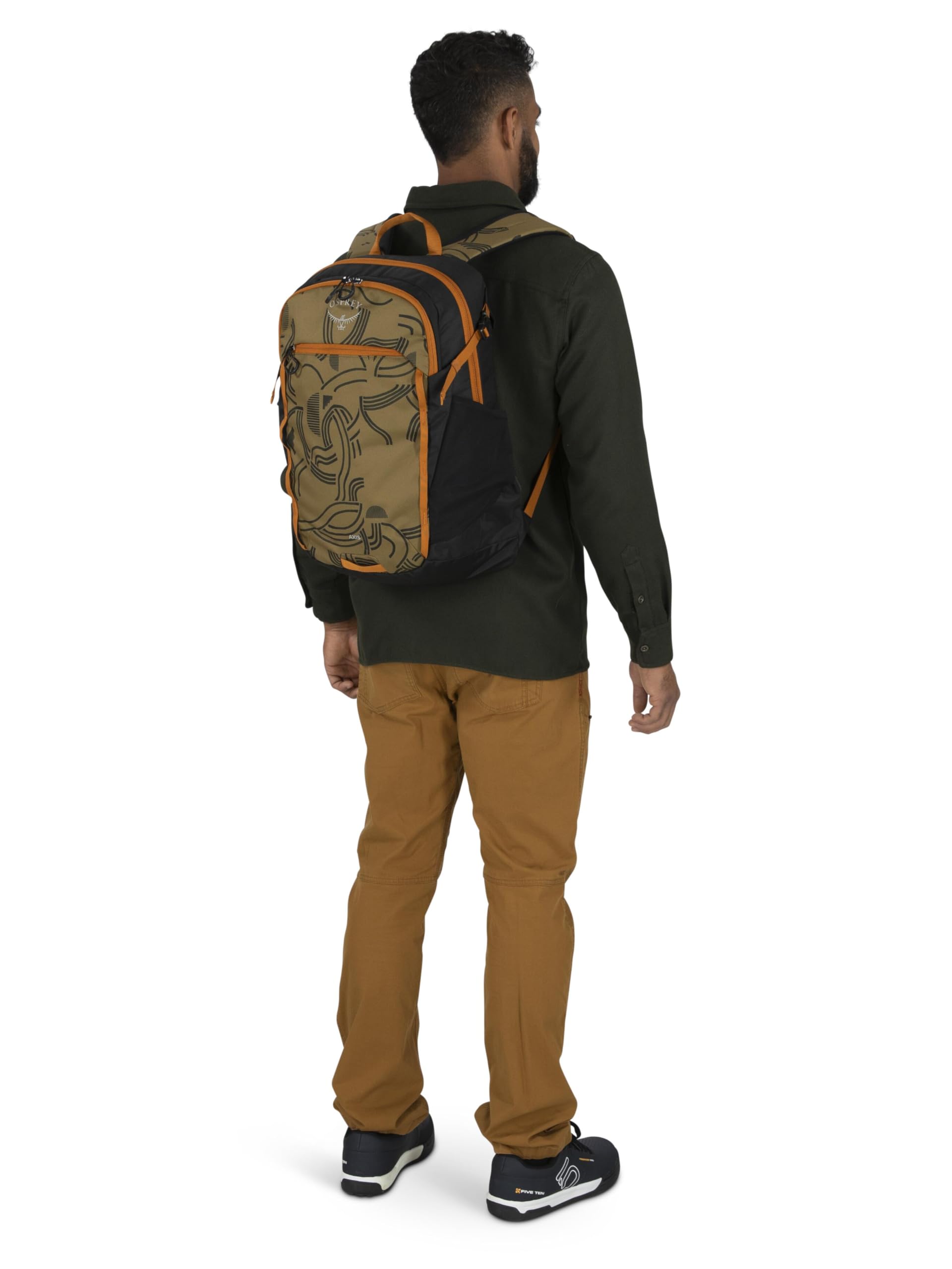Osprey Axis Laptop Backpack, Tungsten Grey/Muted Space Blue
