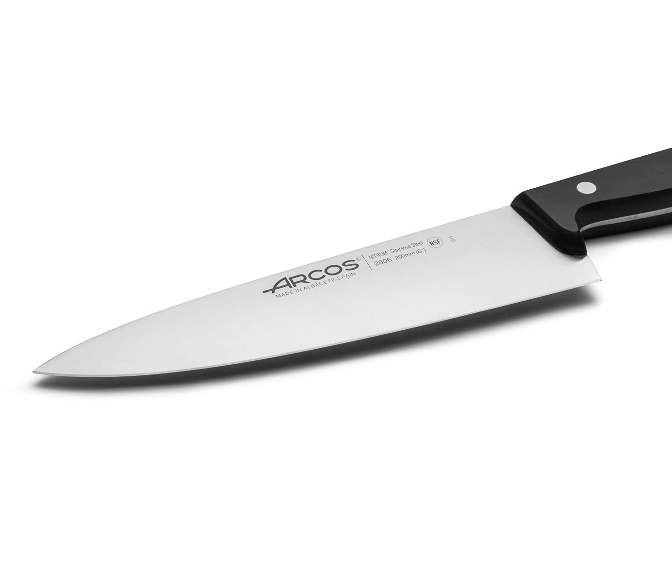 ARCOS Universal Chef’s Knife, 8 Inch, Black
