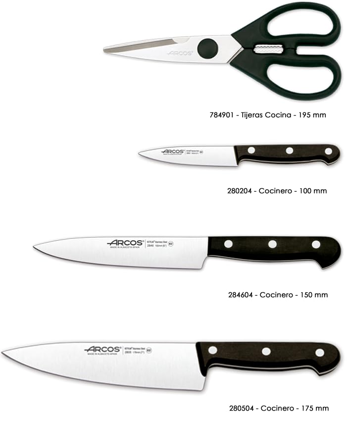 ARCOS 285000 Universal Knife Set, Average