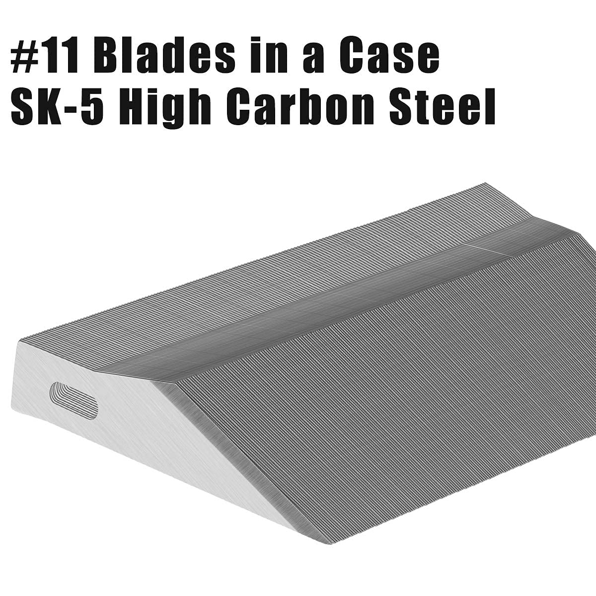 DIYSELF 300 PCS Exacto Knife Blades 11, High Carbon Steel Exacto Blades, Craft Knife Blades, 11 Exacto Knife Refill Blades with Storage Case for Scrapbooking, Stencil, Exacto Replacement Blades