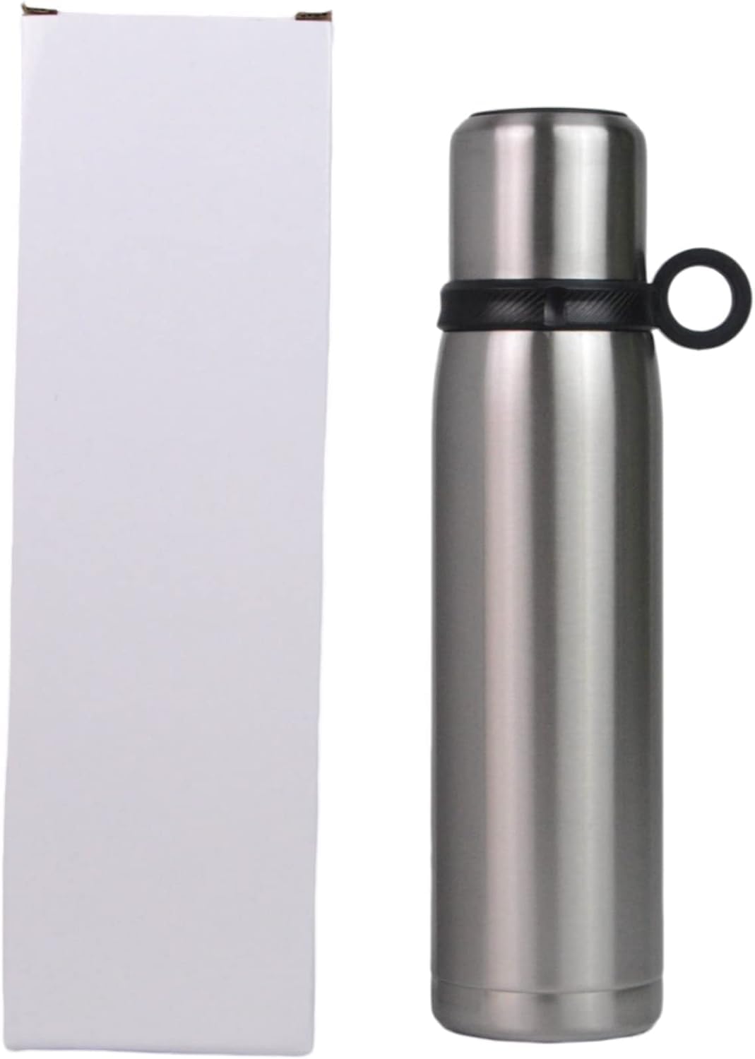 Thermo For Hot Drinks, (SILVER) 20 OZ, BPA-Free, Double Wall Insulated, 304 Stainless Steel Bottle, Vacuum Flask, For Coffee, Chocolate, Tea, Water