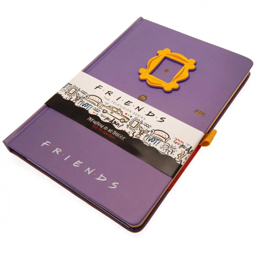 AMBROSIANA Friends Notebook (Peephole Frame Design) A5 Notebook and Journal, Friends Gifts - Official Merchandise