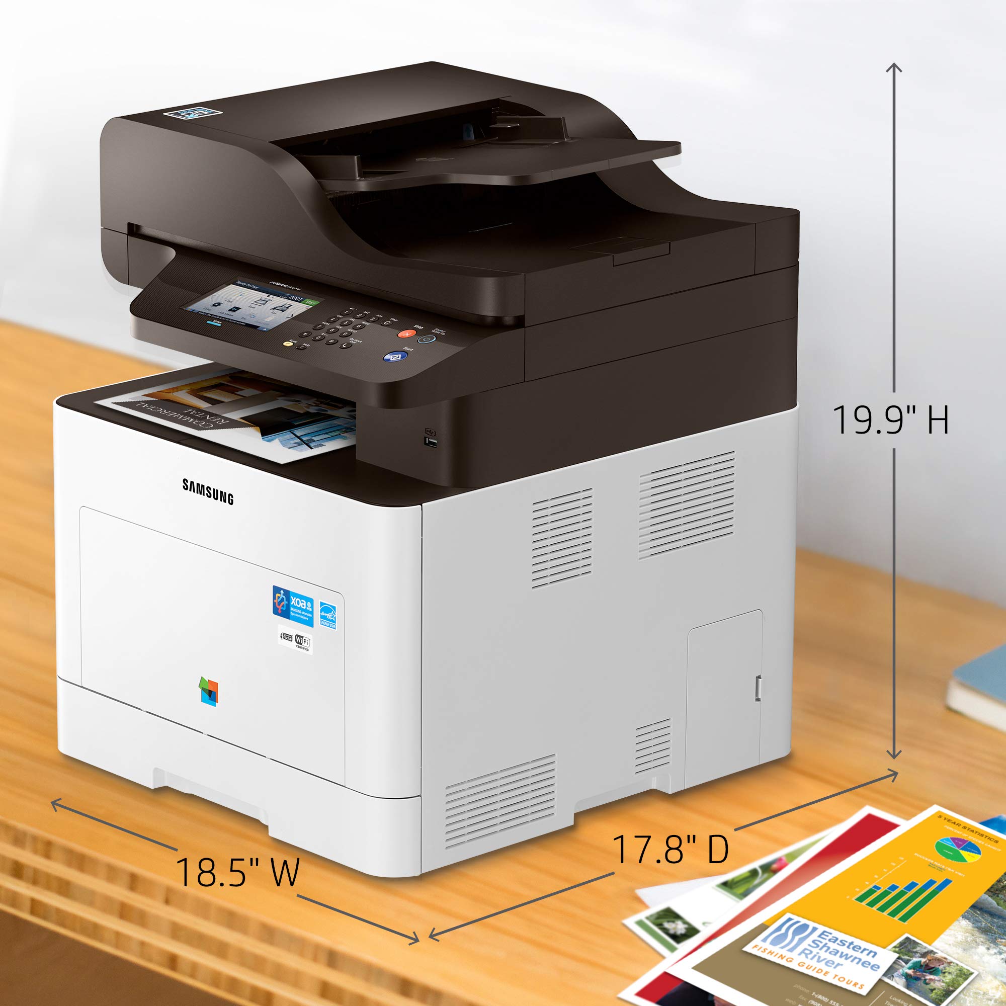 SAMSUNG ProXpress C3060FW All in One Color Laser Printer with Wireless & Mobile Connectivity, Duplex Printing, Print Security & Management Tools (SS212A)