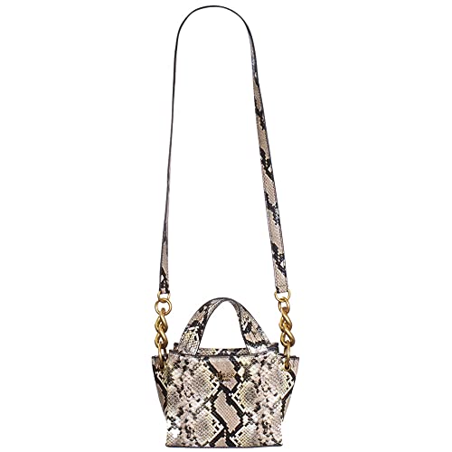 GUESS Zed Mini Girlfriend Carryall, Natural Python