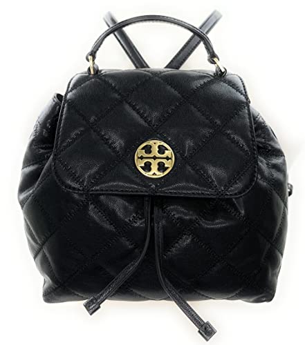 Tory Burch Women's Quilted Willa Backpack (Black)