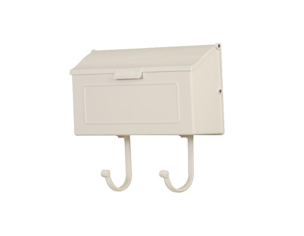 Special Lite Horizon Horizontal Wall Mount Mailbox - White Aluminum Mailbox for Wall Mount - SHH-1006-WH