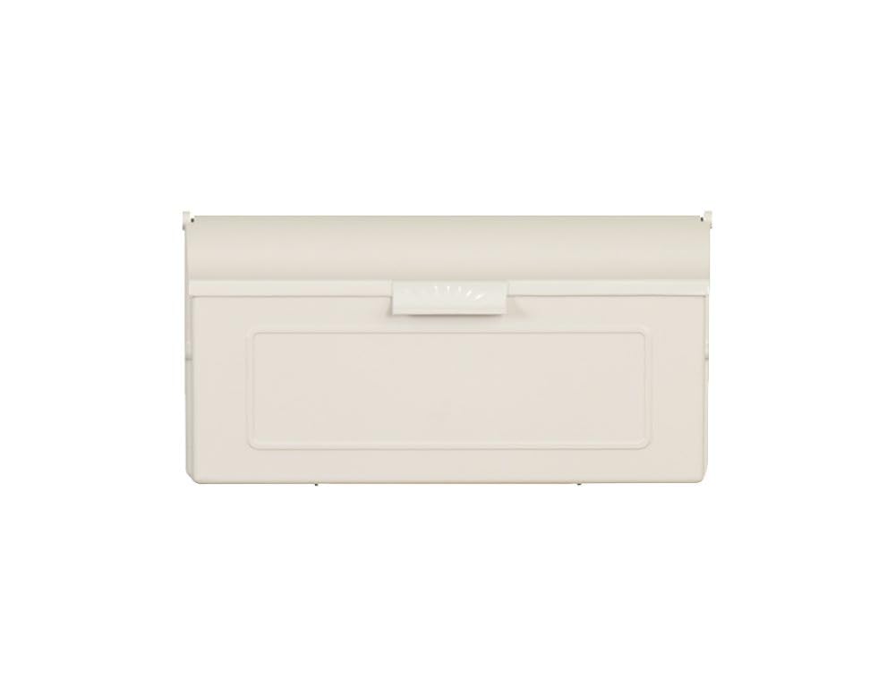 Special Lite Horizon Horizontal Wall Mount Mailbox - White Aluminum Mailbox for Wall Mount - SHH-1006-WH
