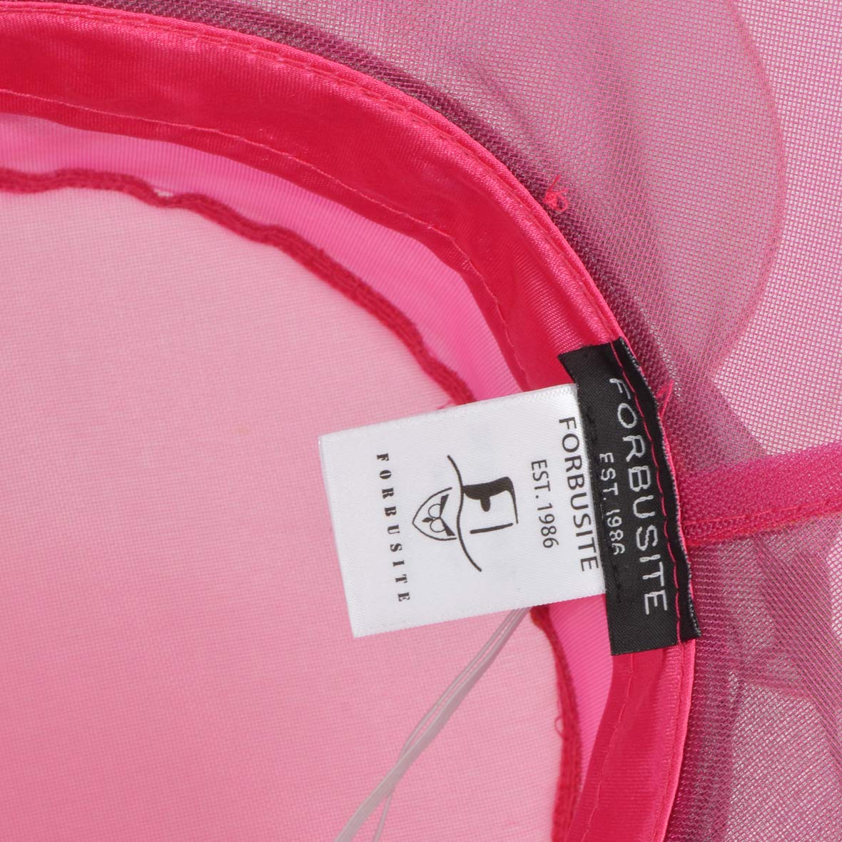 JESSE · RENA Women's Church Derby Dress Fascinator Bridal Cap British Tea Party Wedding Hat (Two-Tone-Hot Pink)