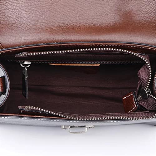 TFIIEXFL Ladies Handbag Crossbody Handbag Women Retro Messenger Shoulder Tote Bag (Color : E, Size : 21 cm (L)*8.5 cm(D)*16 cm (T))
