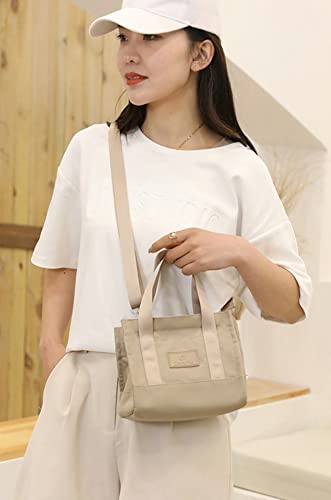 Mini Hobo Bag Women Chic Tote Bag Stylish Students Casual Nylon Waterproof Crossbody Bag Shoulder Bag