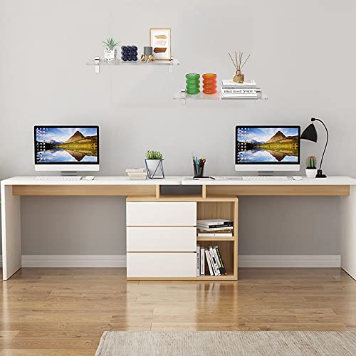 Set of 1 Invisible Wall Shelves Wall Mounted Display Shelf,Clear Acrylic Wall Shelf,Floating Shelves for Living Room ,Bedroom,Bathroom,Kitchen,Flower Stand,Office (1)
