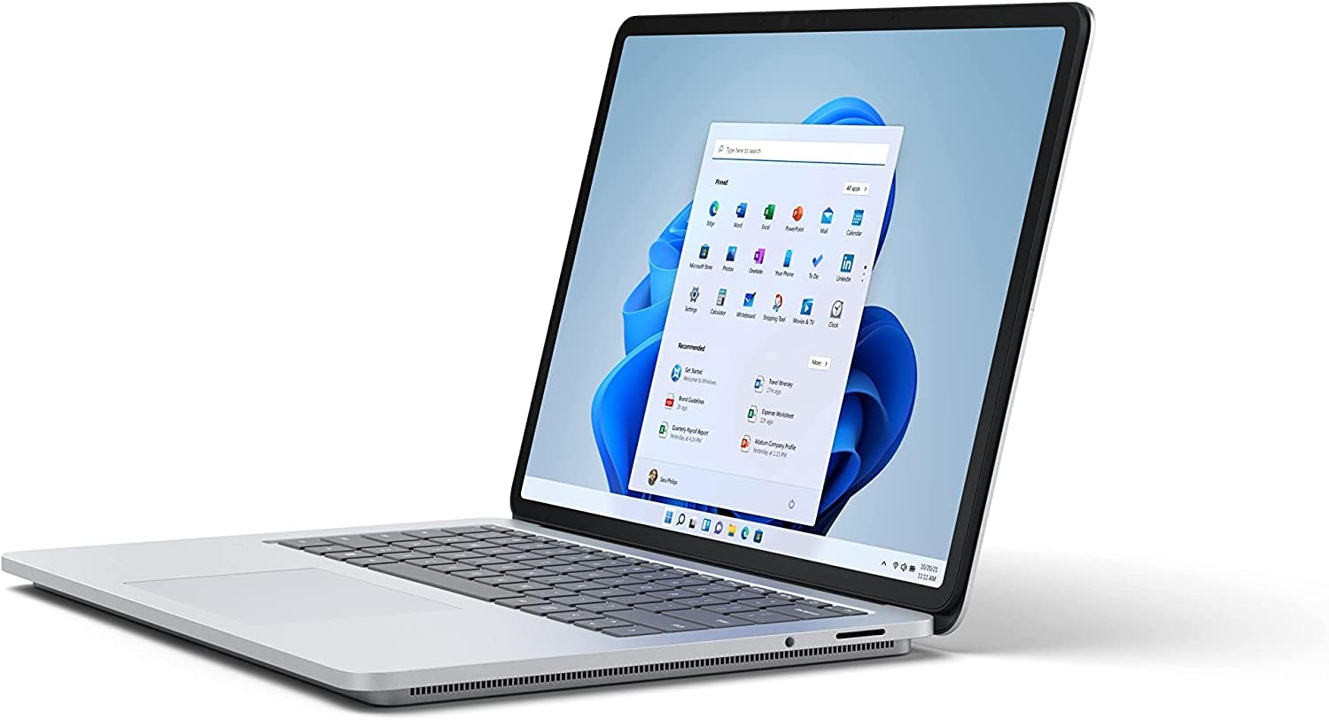 Microsoft Surface Laptop Studio, 14.4" Rotating Pixelsense Touch Display (2400 x 1600), 11th Gen Intel i5, 16GB RAM, 256GB SSD, Windows 11H, Platinum (Renewed Premium)