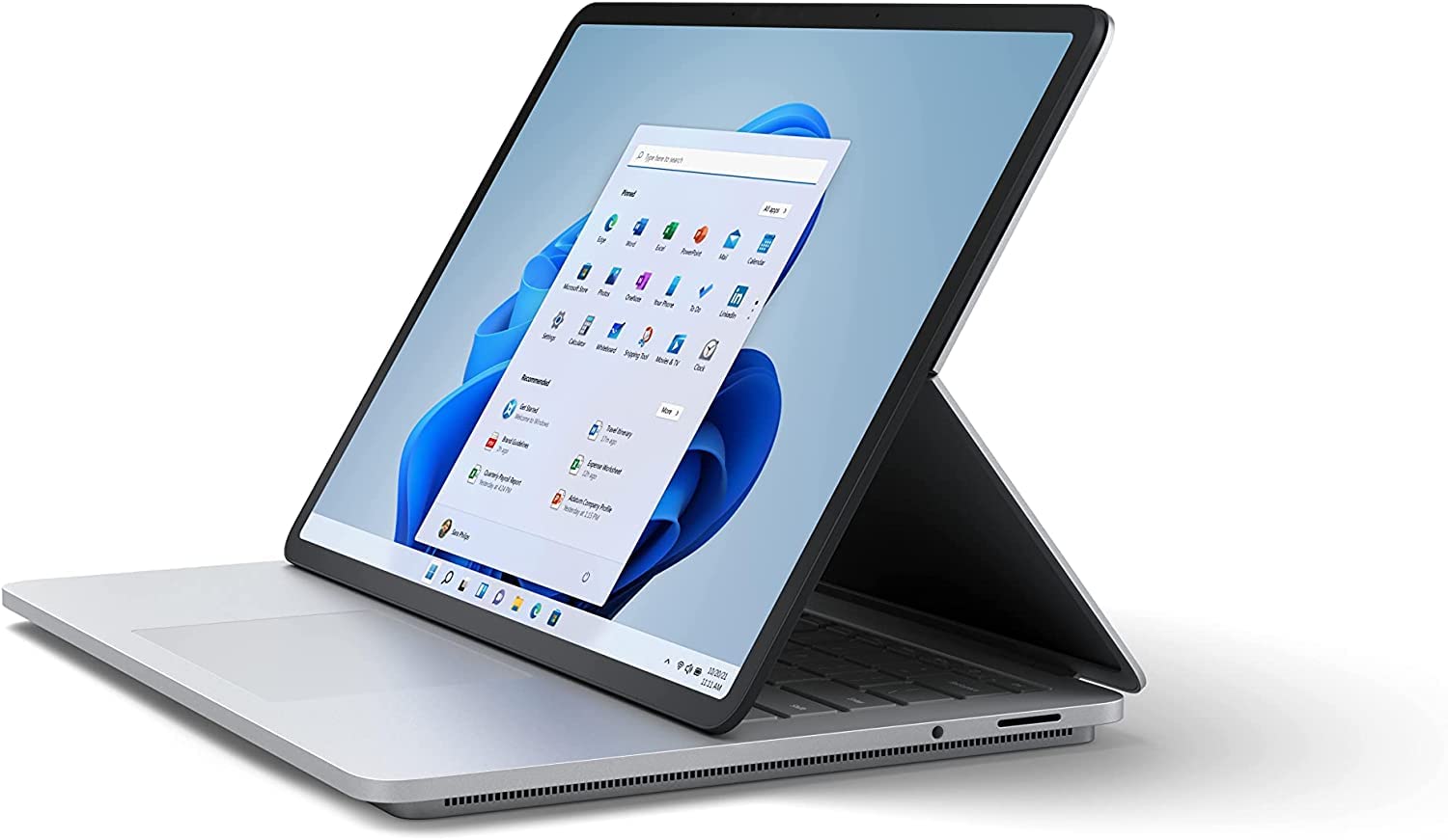 Microsoft Surface Laptop Studio, 14.4" Rotating Pixelsense Touch Display (2400 x 1600), 11th Gen Intel i5, 16GB RAM, 256GB SSD, Windows 11H, Platinum (Renewed Premium)