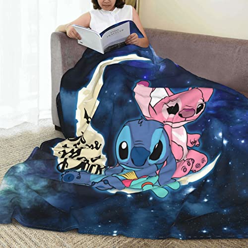 TEXPXV Cute Cartoon Throw Blanket for Adults Kid 3D Printed Fuzzy Cozy Microfiber Plush Lightweight Fleece Blanket All Season for Home Couch Bed and Sofa Gifts 40"x50"