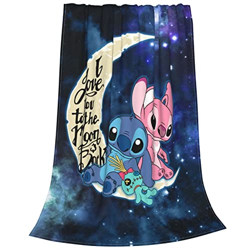 TEXPXV Cute Cartoon Throw Blanket for Adults Kid 3D Printed Fuzzy Cozy Microfiber Plush Lightweight Fleece Blanket All Season for Home Couch Bed and Sofa Gifts 40"x50"