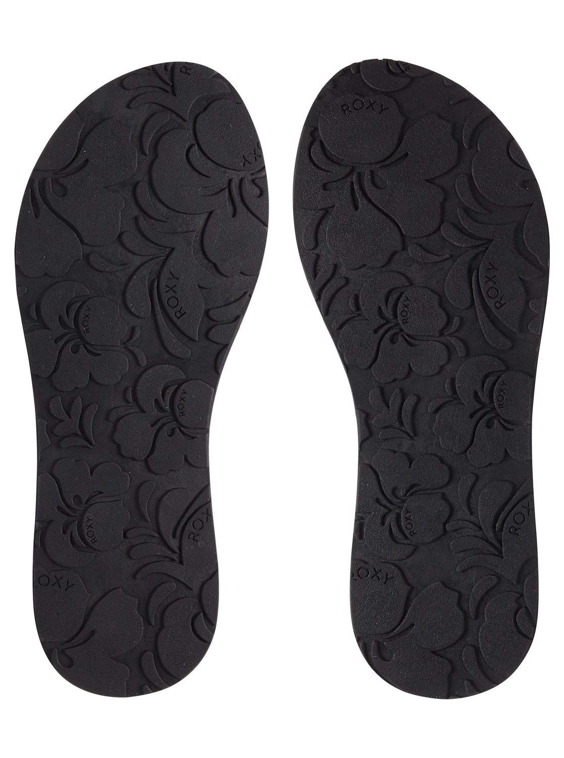 Roxy Women's Vista Sandal Flip-Flop, Black, 8