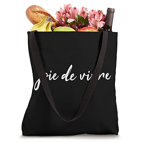 Joie De Vivre French Saying Tote Bag