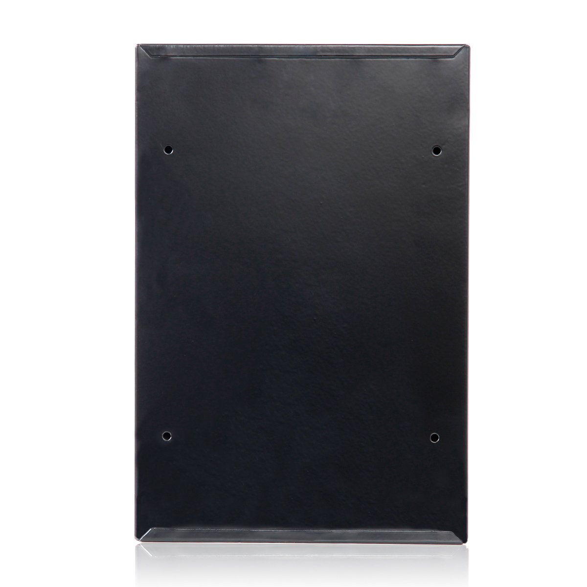 Locking Mailboxes Wall Mounted Vertical β Jssmst Key Lock Drop Mail Box Medium Capacity Galvanized Steel Cover Rust-Proof Metal Post Box, 12.6 x 8.5 x 3.4 Inch, Black, SM-0601L