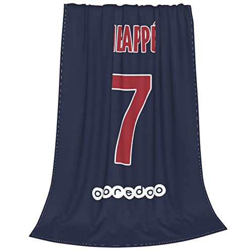 #10 #7 Mbappe King of France Super Soft Fleece Throw Blanket Ultra-Soft Micro Blankets for Car Sofa