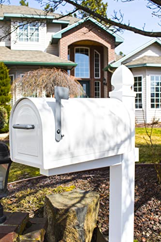 Gibraltar Mailboxes MB981W01 Reliant Locking Mailbox, Large, White