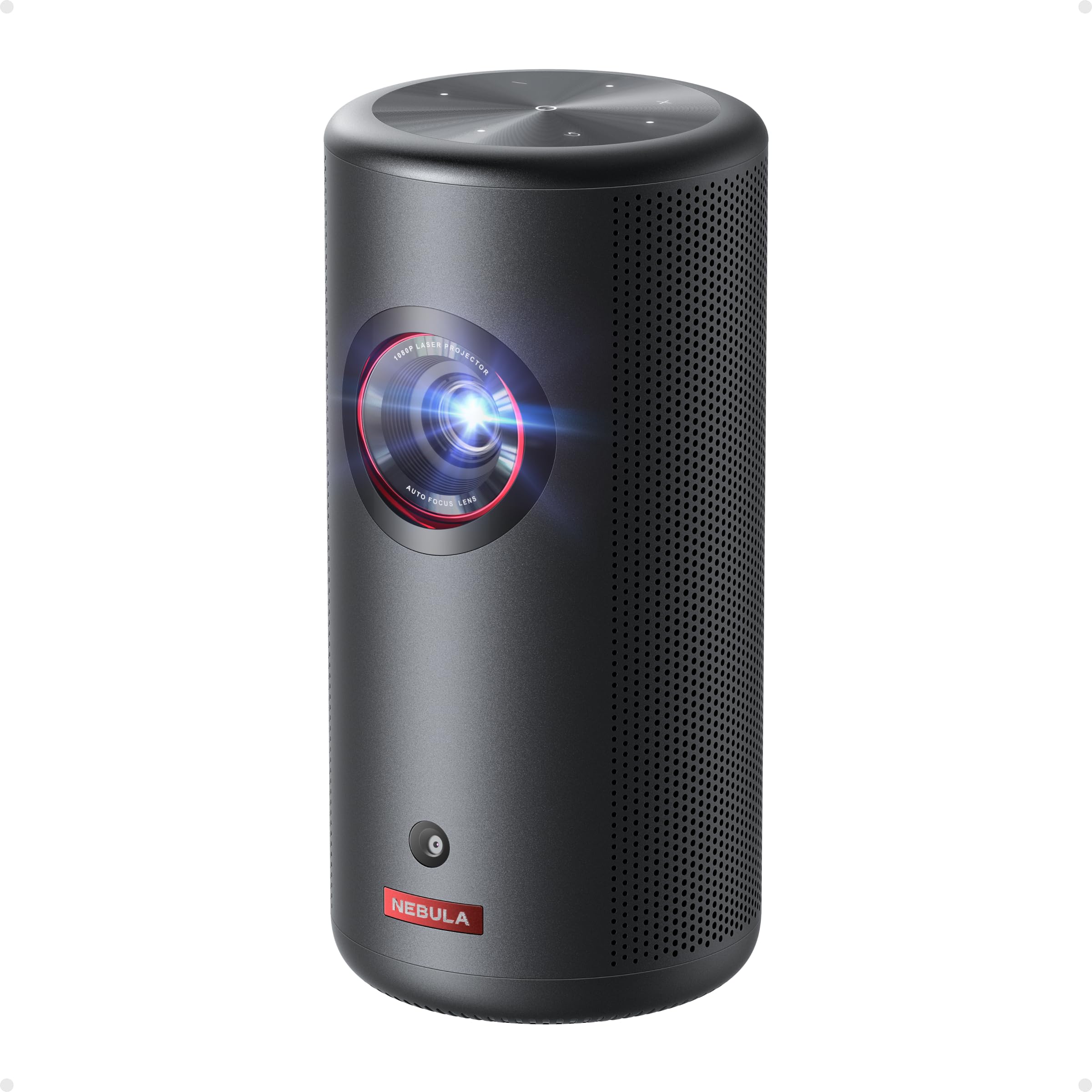 Nebula Anker Capsule 3 Laser 1080p, Smart, Wi-Fi, Mini Projector, Black, Portable Projector, Dolby Digital, Laser Projector, Autofocus, 120-Inch Picture, Built-in Battery, 2.5 Hours of Playtime