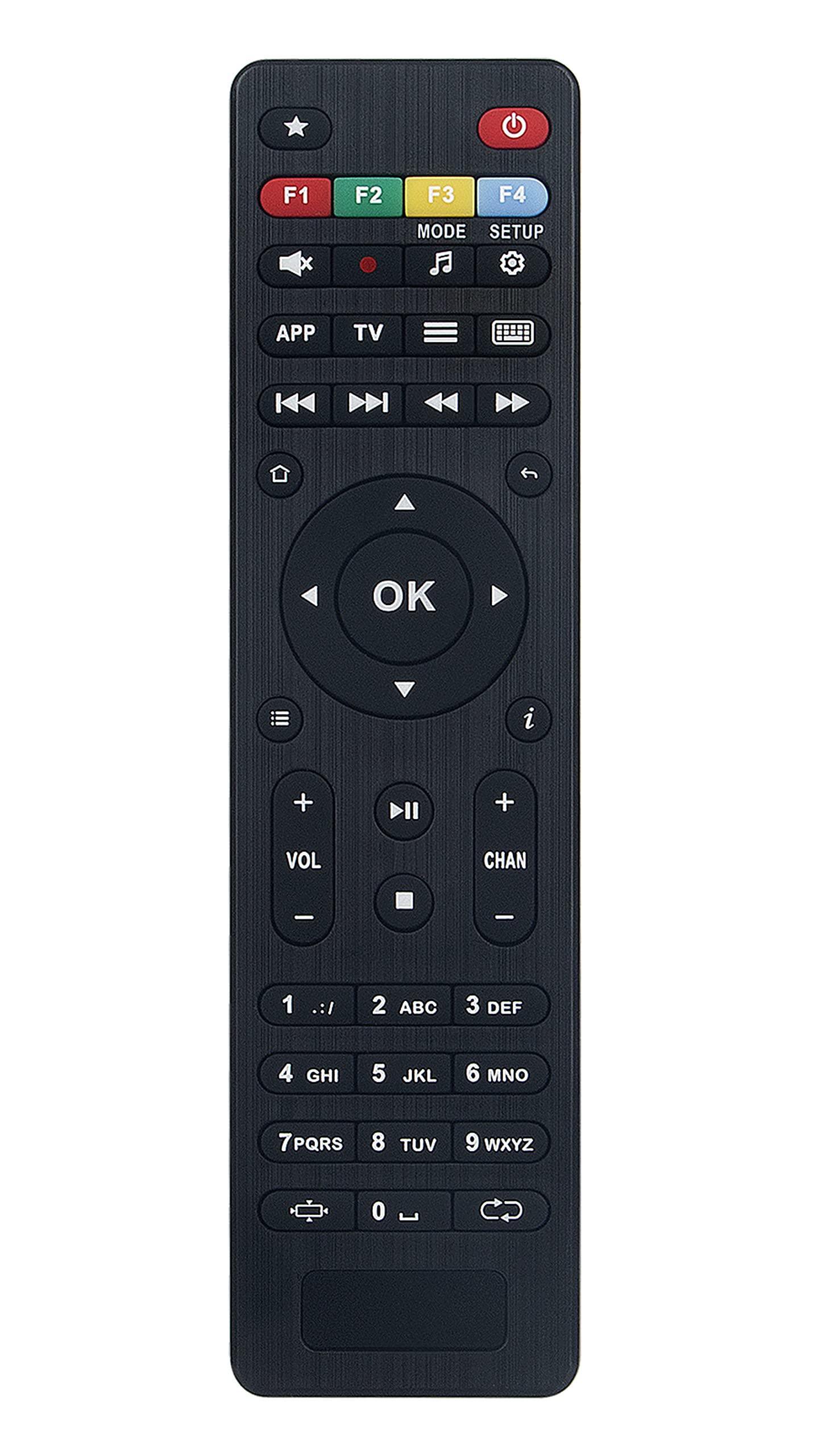 Replace Remote Control Compatible with MAG 250 MAG 254 MAG 256 MAG 257 MAG 322 MAG256w1 MAG250 MAG254 MAG256 MAG257 MAG322 MAG322W1 MAG350 MAG424 MAG420 MAG420W1 MAG255 MAG242W3 IPTV Set Top Box
