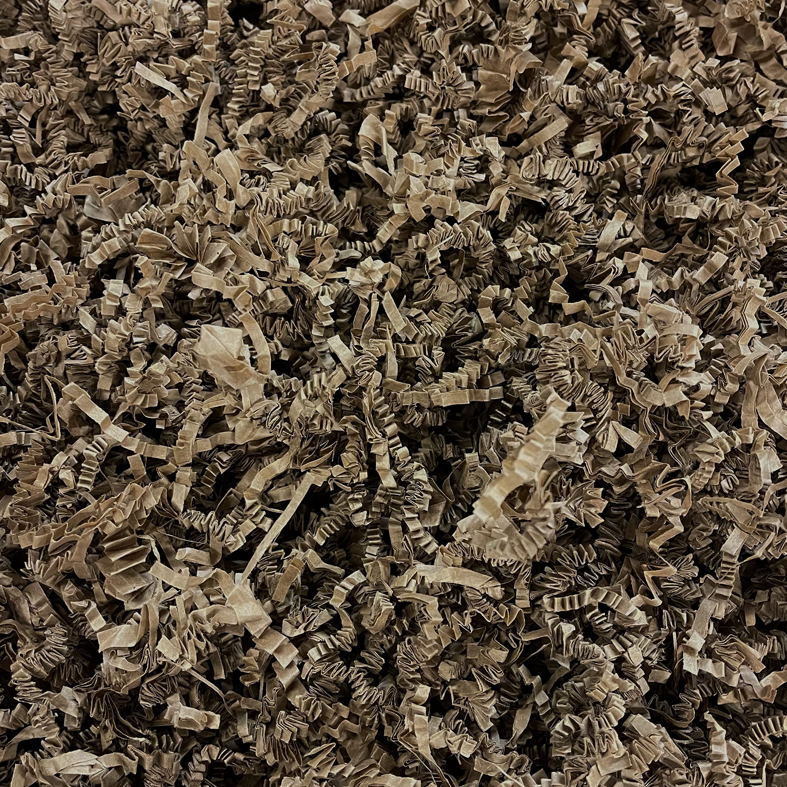 UpackSupply Crinkle Cut Paper Shred for Gift Baskets & Gift boxes - Kraft (1/2 LB)