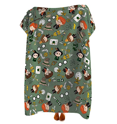 Ucokod Cartoon Throw Blanket Super Soft Fuzzy Cozy Flannel Blanket for Couch Sofa Couch Bed Lightweight Microfiberat Chair Nap Blanket All Seasons Green 40x50 Inches