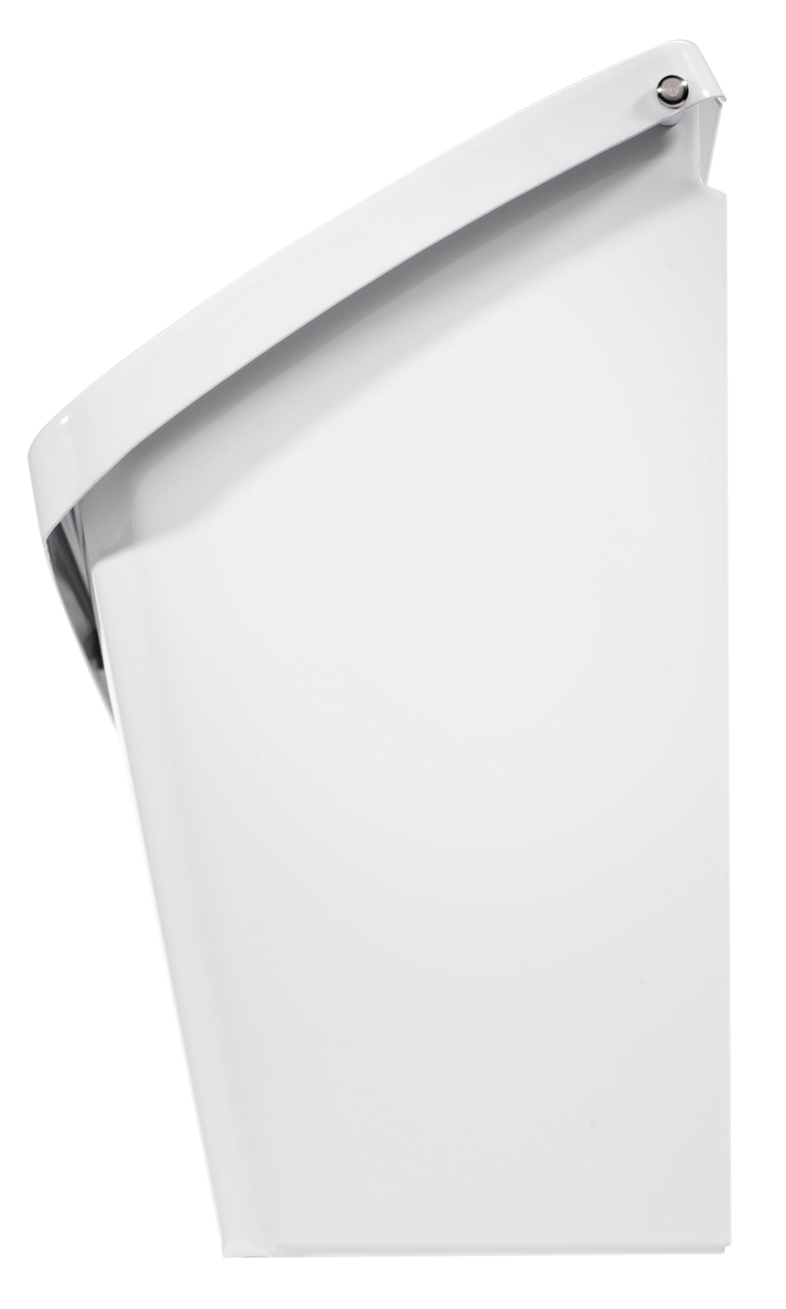 Architectural Mailboxes Wayland Galvanized Steel Wall Mount Mailbox, 2689W-10, White, Small Capacity