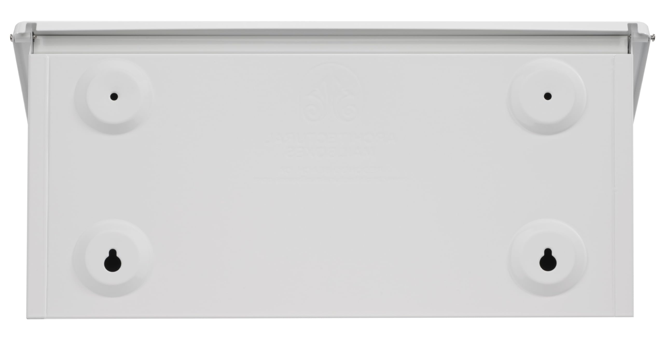 Architectural Mailboxes Wayland Galvanized Steel Wall Mount Mailbox, 2689W-10, White, Small Capacity