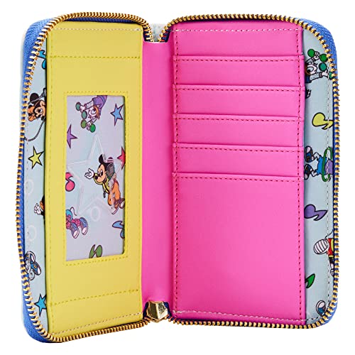 Loungefly Disney Mousercise Zip Around Wallet