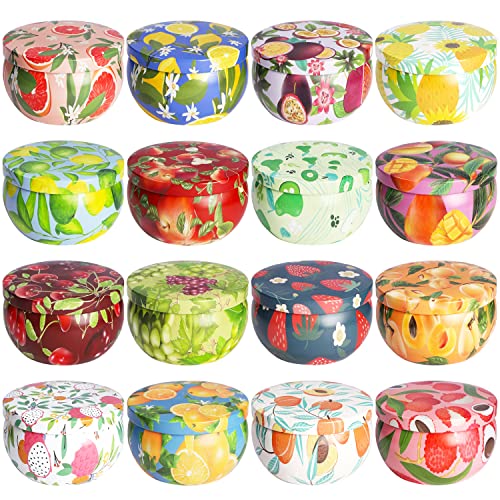 16 Pack 2.5OZ Soy Candles for Home Scented - Fruit Odor Highly Fragranced Candle, Aromatherapy Candle Gift Set for Women Birthday Mother's Thanksgiving Day Present