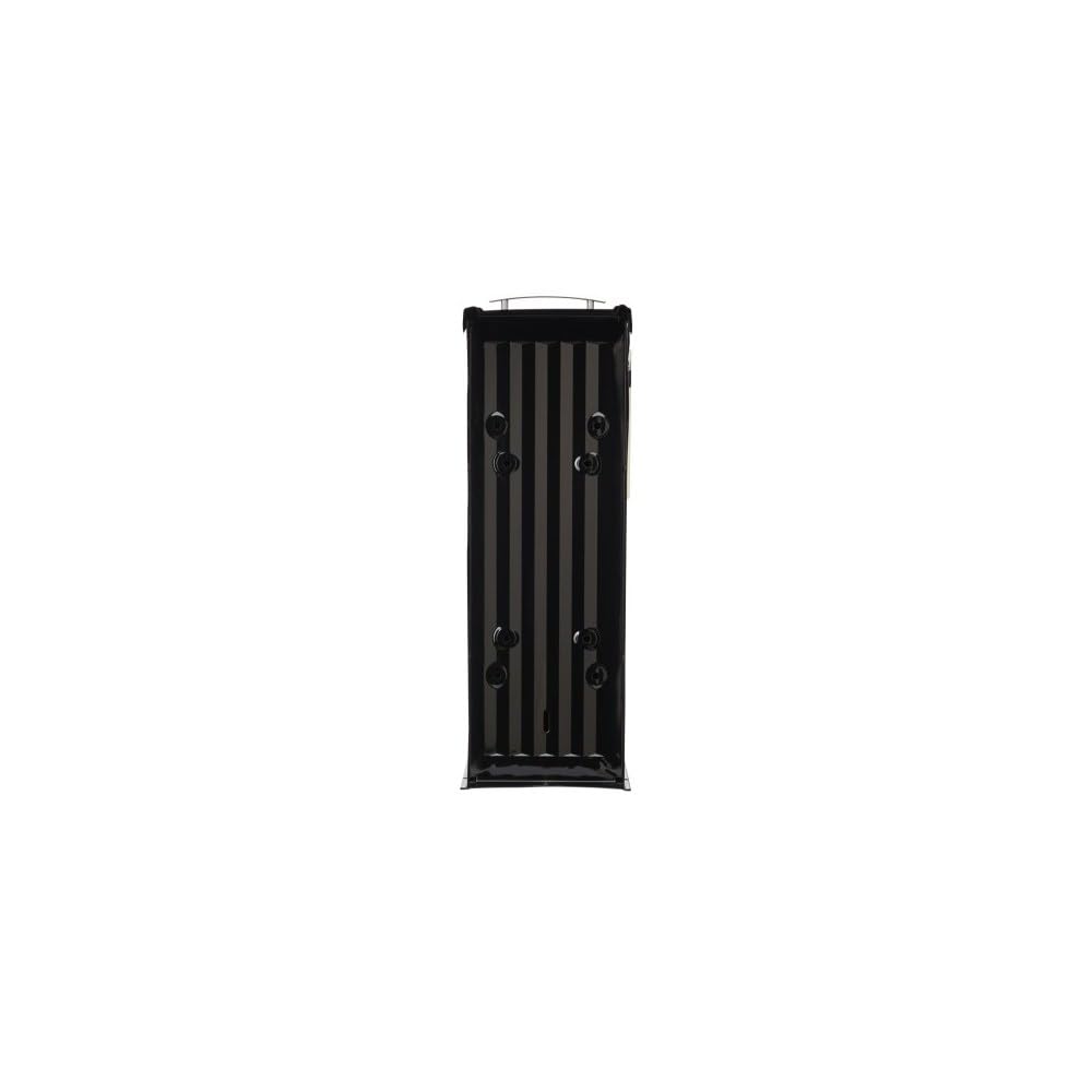 Architectural Mailboxes Franklin Post Mount Mailbox, Black with Silver Accents, FM110BEC