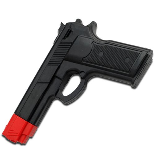 MASTER USA Rubber Training Gun, Black and Red Head Painting, Model Number: 3200BK