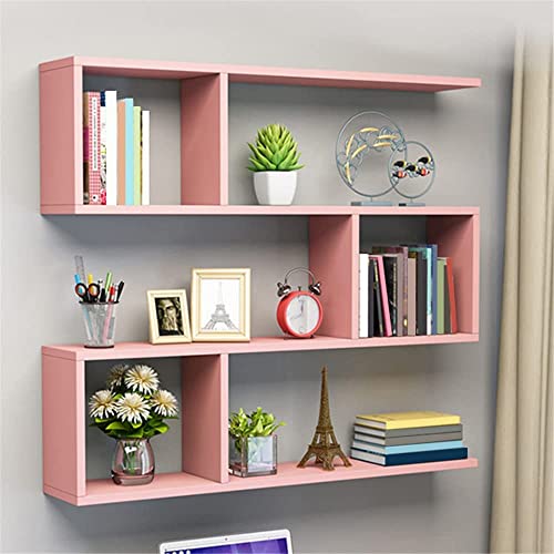 CODOMI Floating Shelf Wood Floating Shelves for Wall Storage Wall Shelf for Study Room Office Living Room Wall Mounted Wooden Display Shelf for Bedroom Garage - Black 31.5" L x 5.9" W x 29.5" H