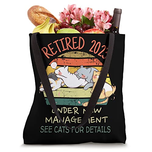 Retired Cartoon Cat Costume Retirement For Men & Women 2023 Tote Bag