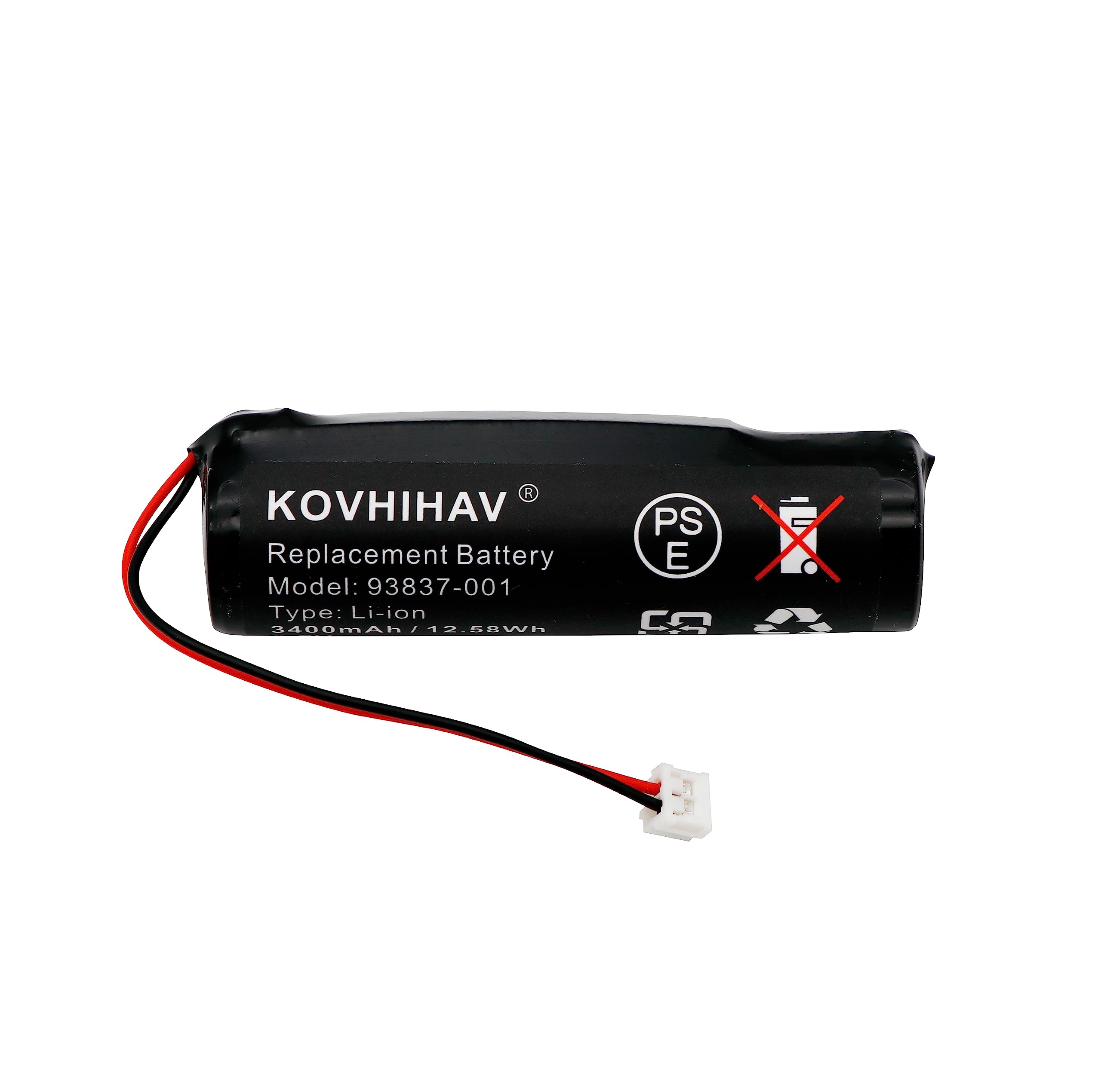 Replacement Battery for 93837-001 Wahl Cordless Magic Clip Designer Sterling 4 Super Taper Cordless 3400mAh